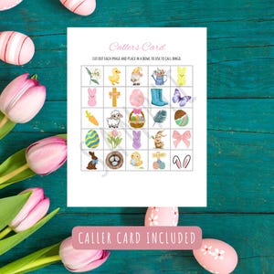 Easter Bingo for Kids, Printable Easter Bingo, Easter Activities for ...