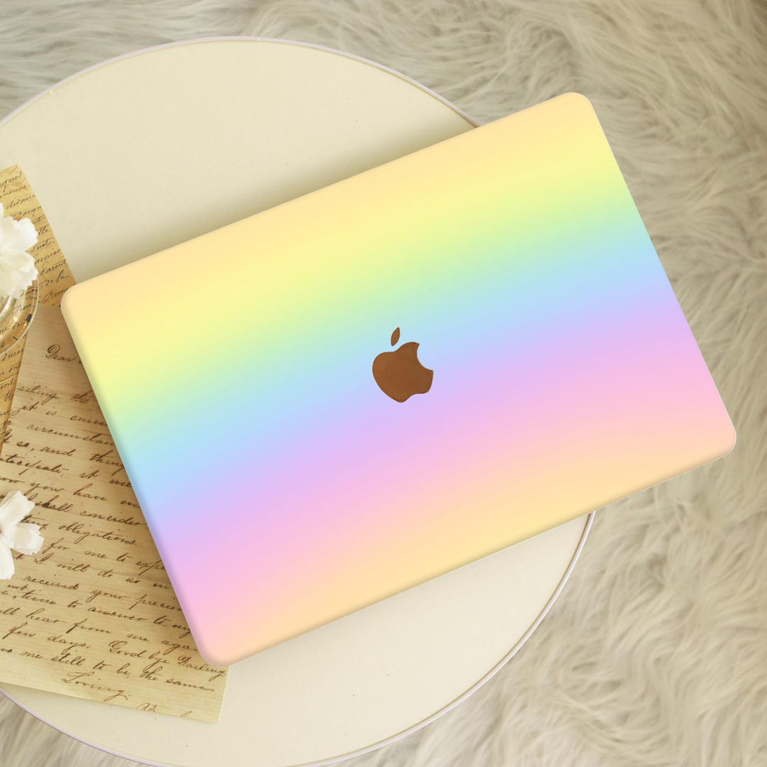 Minimalism Rainbow MacBook Case,abstraction Hard Laptop Case for ...