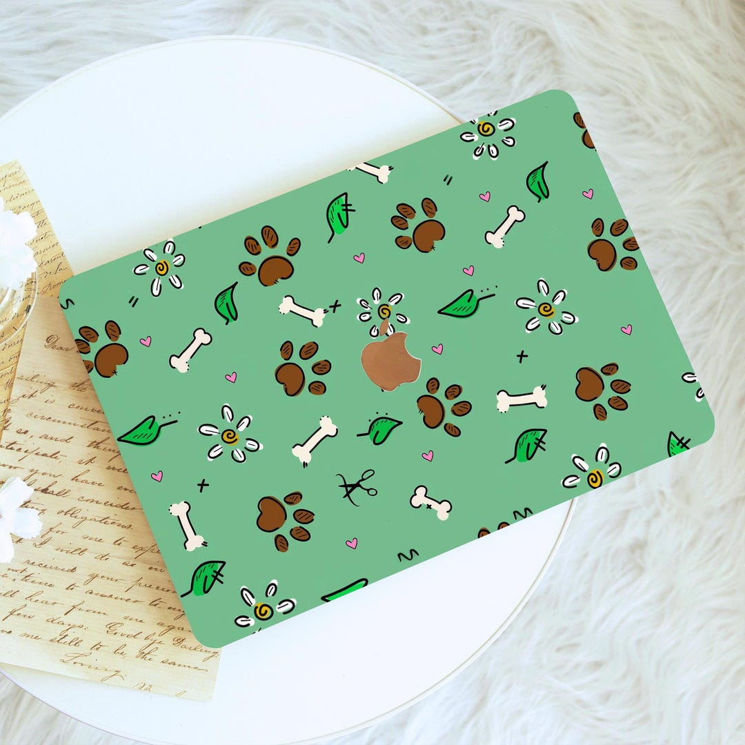 Cute Dog Paw Print MacBook Case,protective Hard Laptop Case for MacBook ...