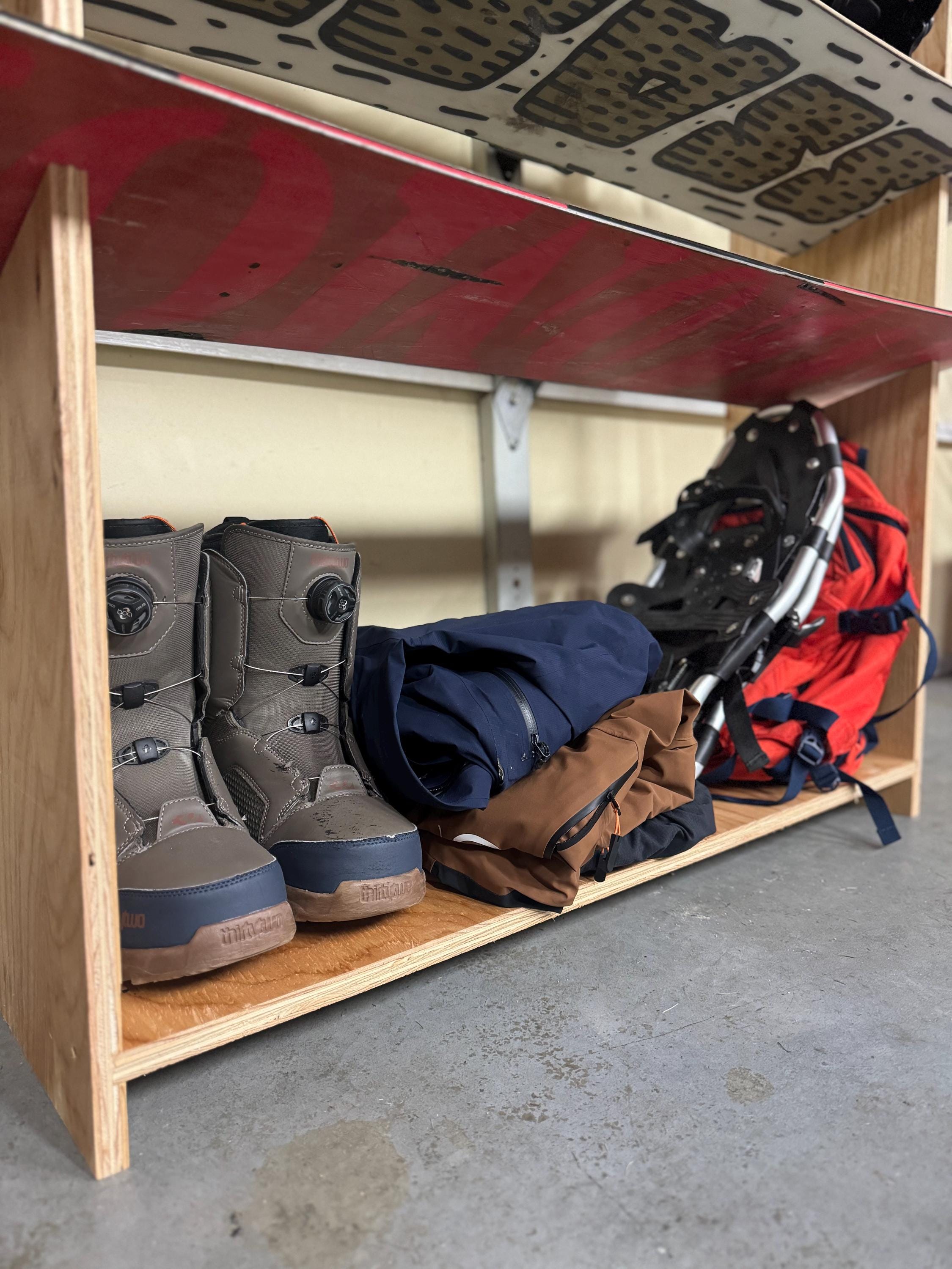 Snowboard Rack Snowboarding Winter Mens Gift Garage Storage Womens Gift ...