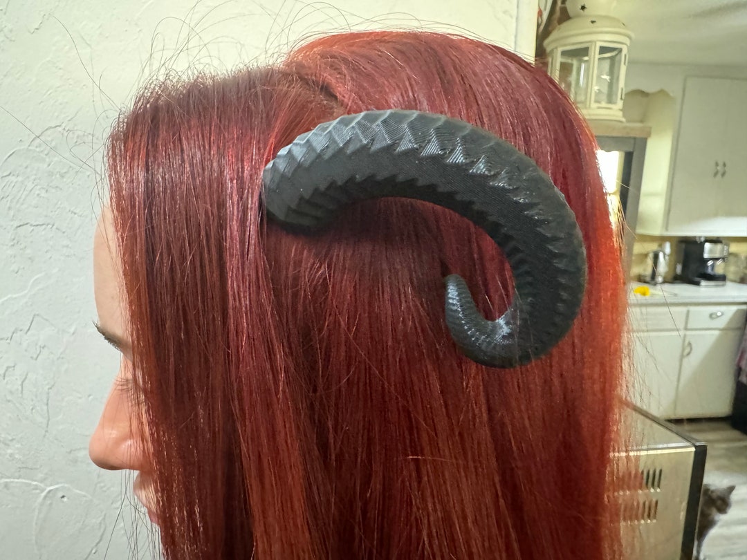 Curved Devil Horns - Etsy