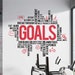 Goals Wall Decal Motivational Quote Wall Sticker Gym Quote Wallpaper ...