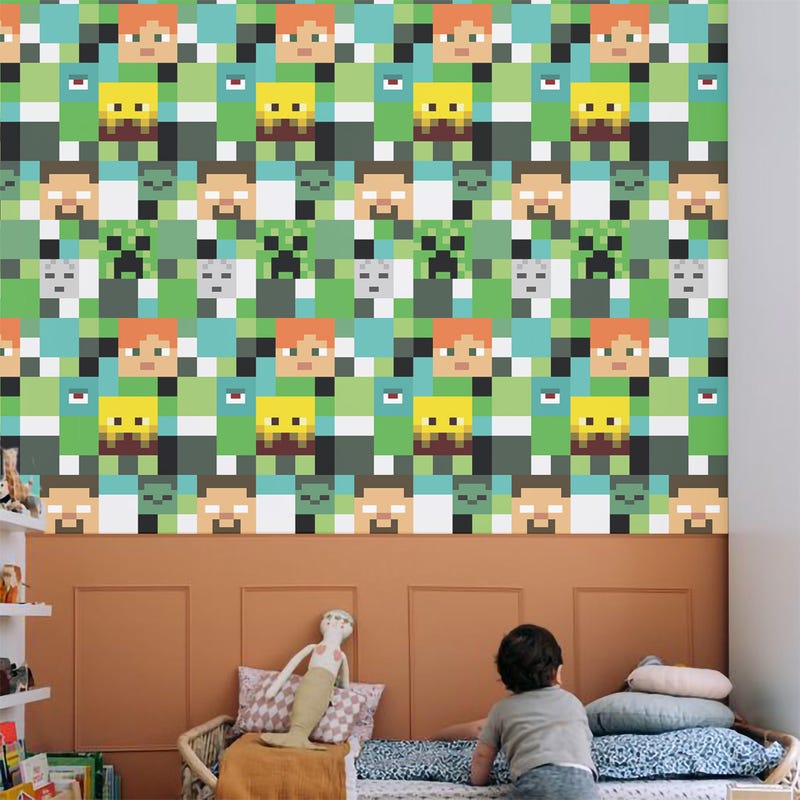 Minecrafts Wall Decals - Etsy