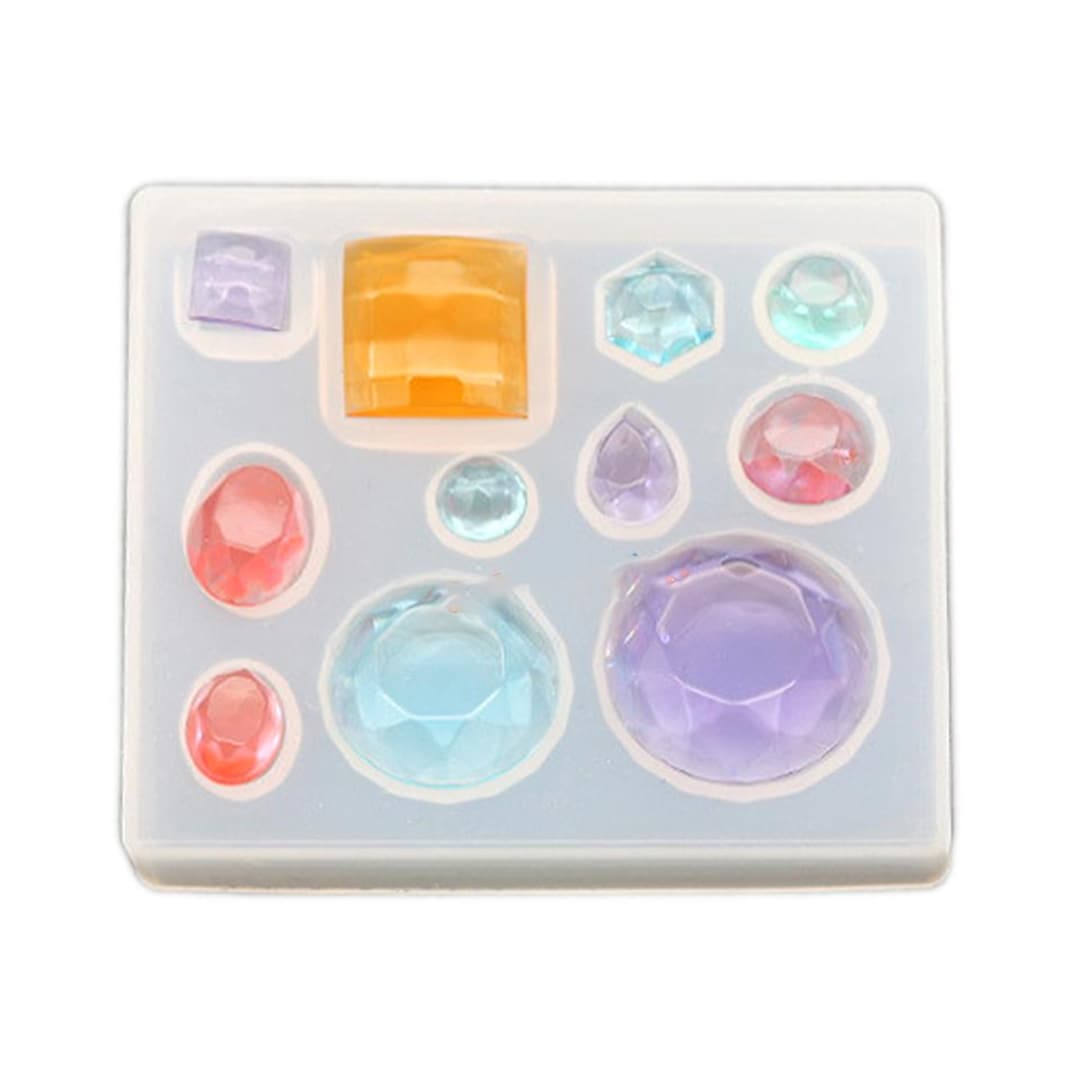 Jewel Gem Silicone Mold | Food Grade Silicone Mold | Silicone Craft ...