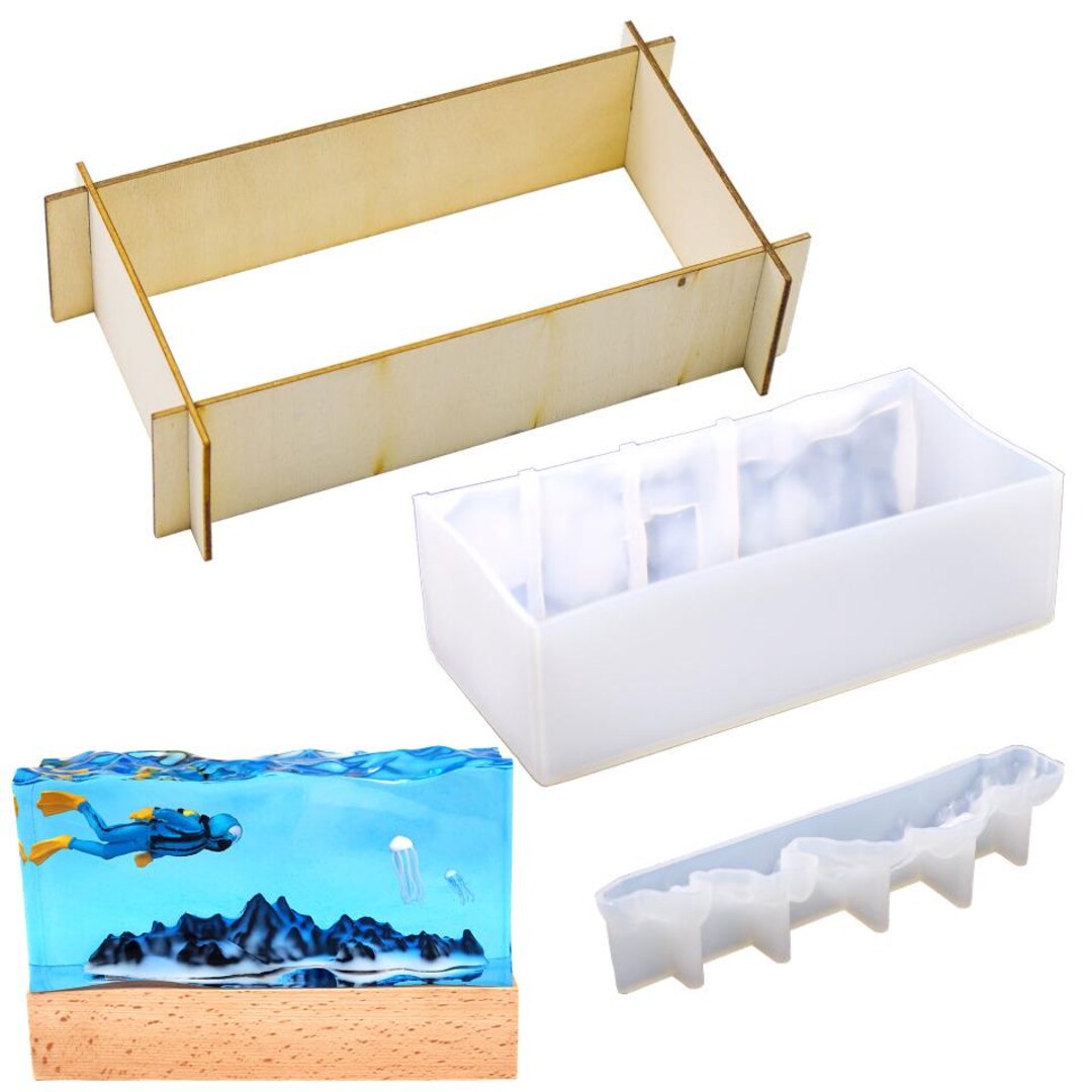 Sea & Seamount Silicone Molds | Resin Craft Mold | Resin Sea Molds ...