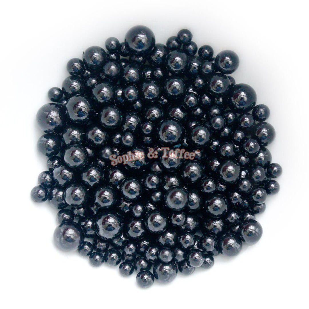 Boba Tea Black Beads 50grams | Resin Craft Supply | Miniature Size ...