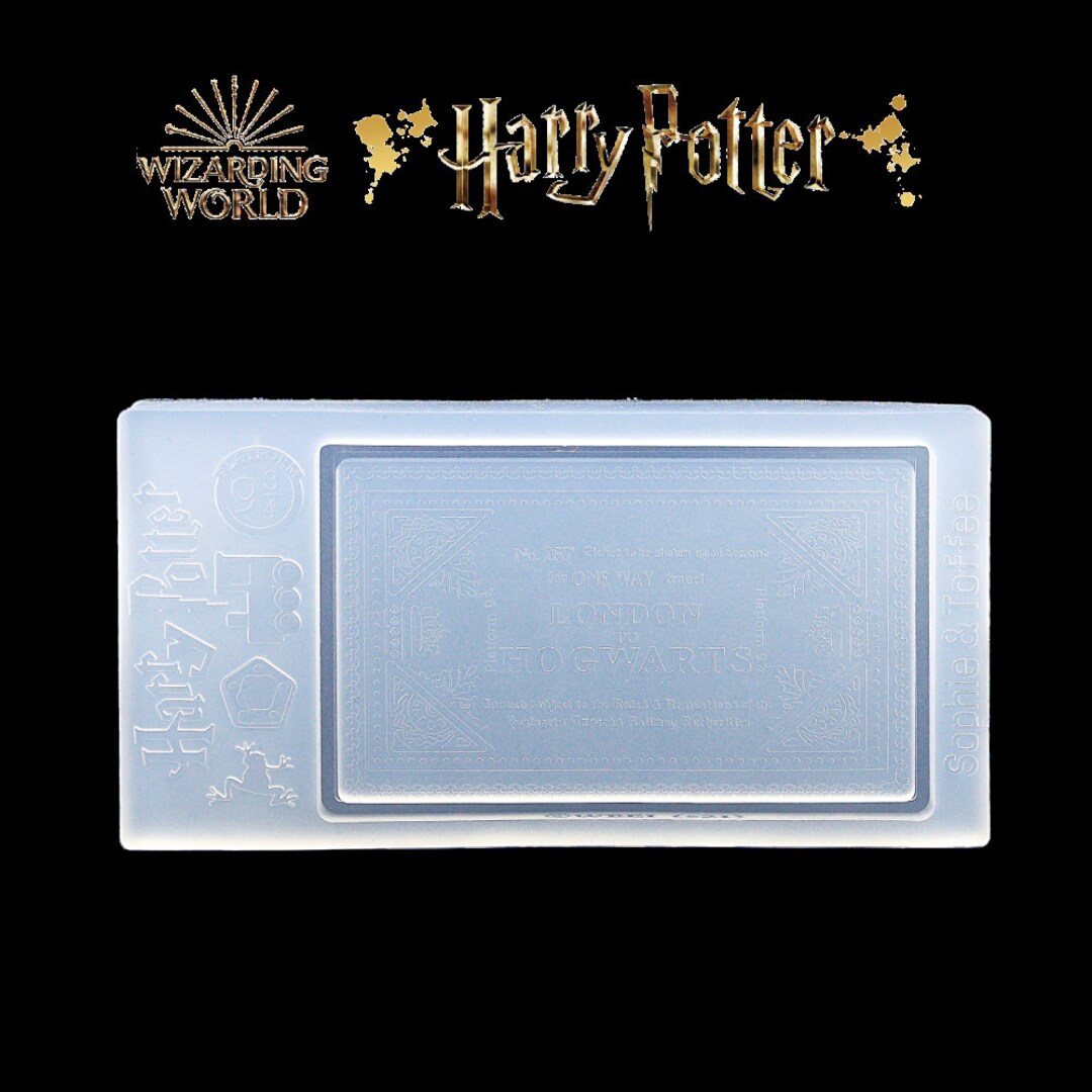 Harry Potter Hogwarts Express Train Ticket Shaker Silicone Mold Resin ...