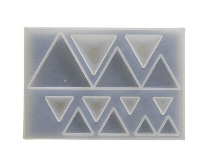 Solid Triangle Silicone Mold for Home Decoration - Pyramid Epoxy Resin ...