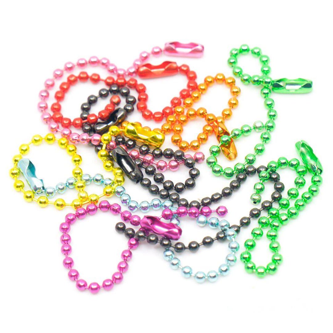 Colorful Assorted Ball Chains (15 Pieces) | Resin Craft Supply ...