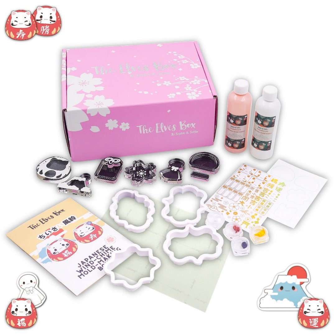 Japanese Wind-chime Mold-making Elves Box Resin Craft Box Resin Craft ...