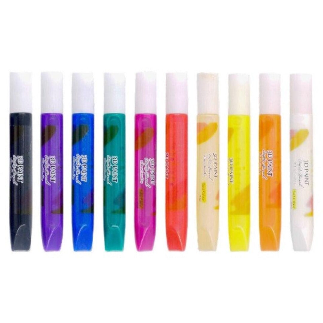 Water Based 3D Paint Set | Solar Activated Resin | Hard Type ...