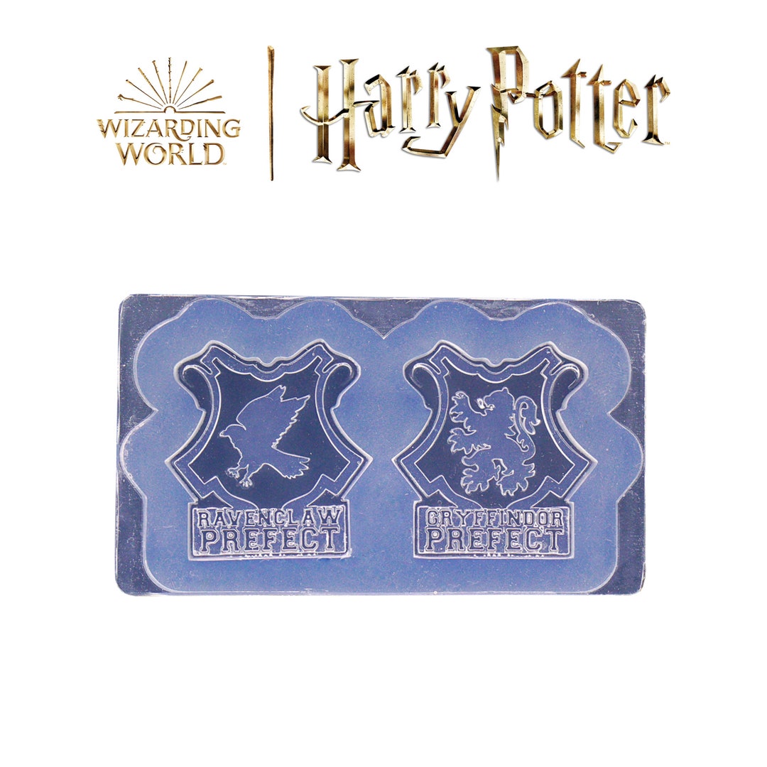 Harry Potter Gryffindor & Ravenclaw Prefect House Badge Silicone Mold ...