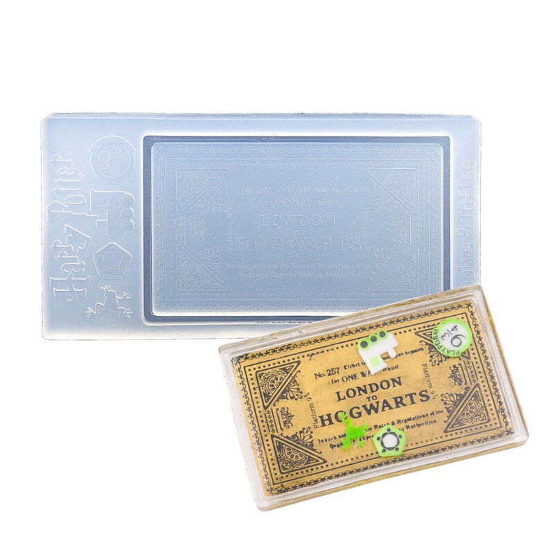 Harry Potter Hogwarts Express Train Ticket Shaker Silicone - Etsy