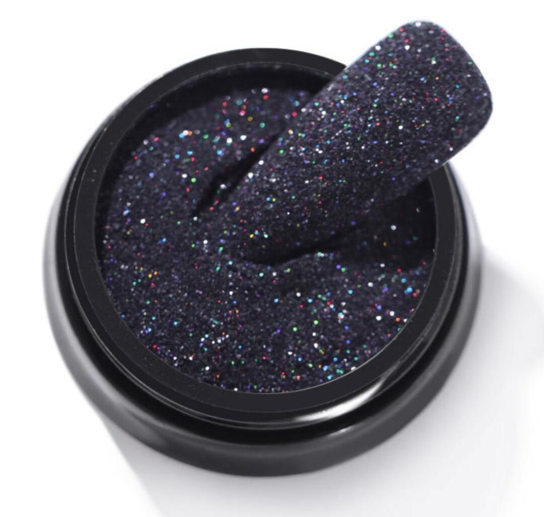Black Fairy Dust Glitter Pigment Powder (0.2grams) | Shiny Black Powder ...