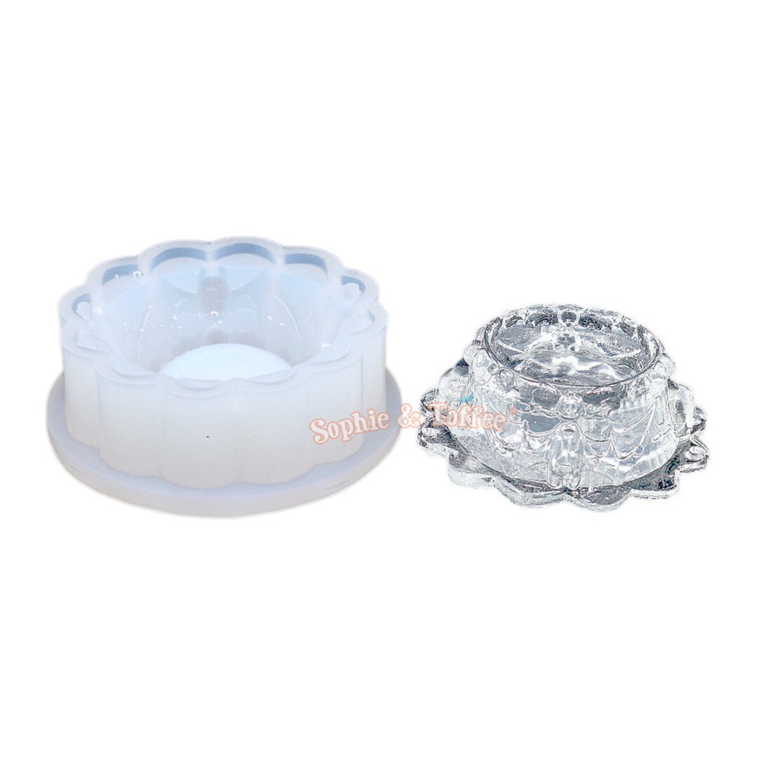 Creepy Cute Hourglass Holder Mold Food Grade Silicone Molds Resin Craft ...