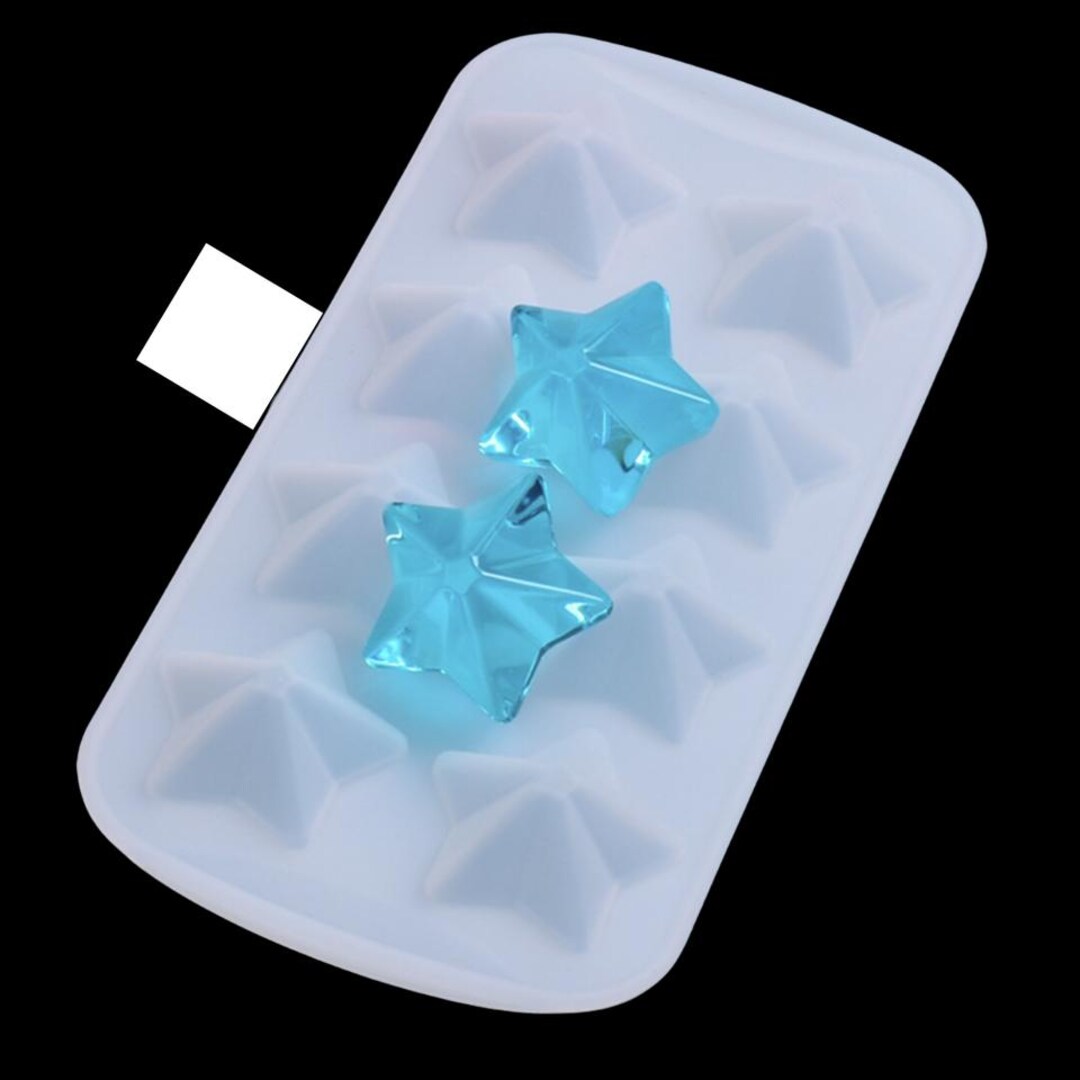 Puffy Stars Silicone Mold | Clear Silicone Mold | Puffy Stars Mold ...
