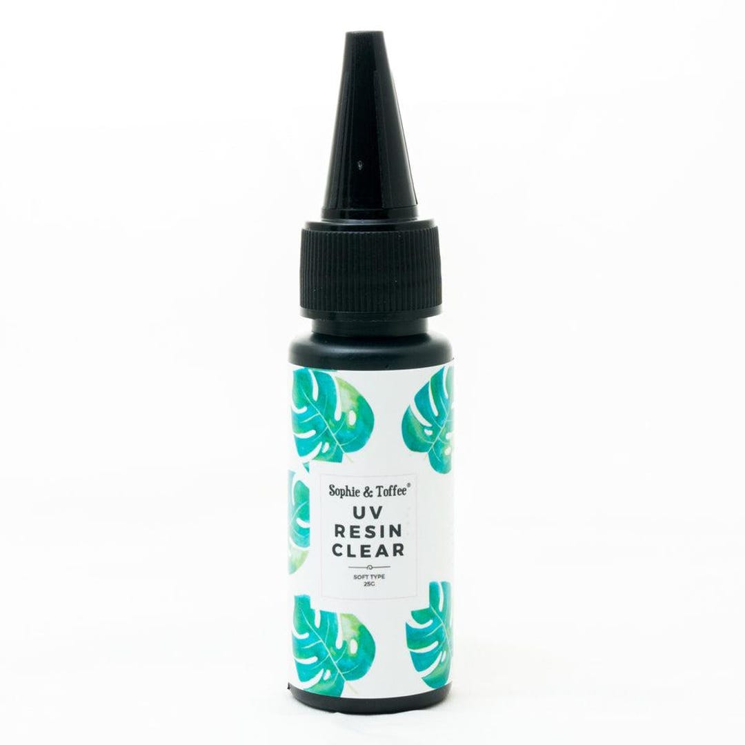 Clear UV Resin | Sophie & Toffee, Soft Type, 25g - Etsy