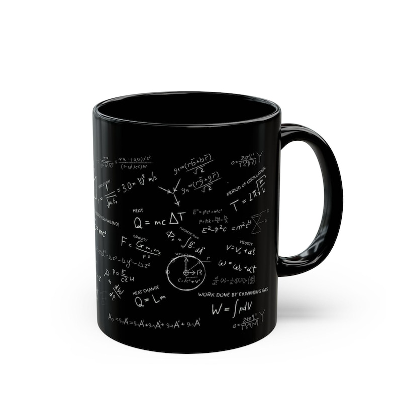Physics Equations Mug: Nerdy Science Gift for STEM Students - Etsy