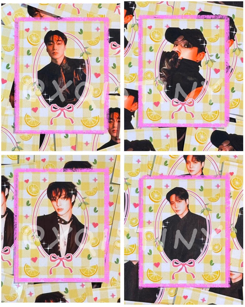 ATEEZ Lemon Drop Coquetteez Mailing Stickers | GHP3 Hongjoong Seonghwa ...