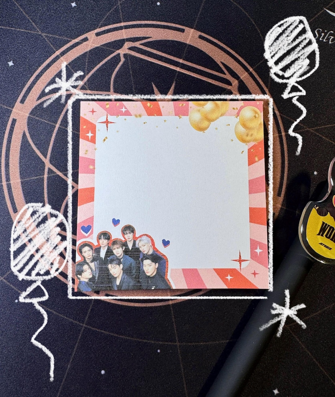 ATEEZ Birthday Notepads | Memo Pads | Thank You Notes | Notetaking ...