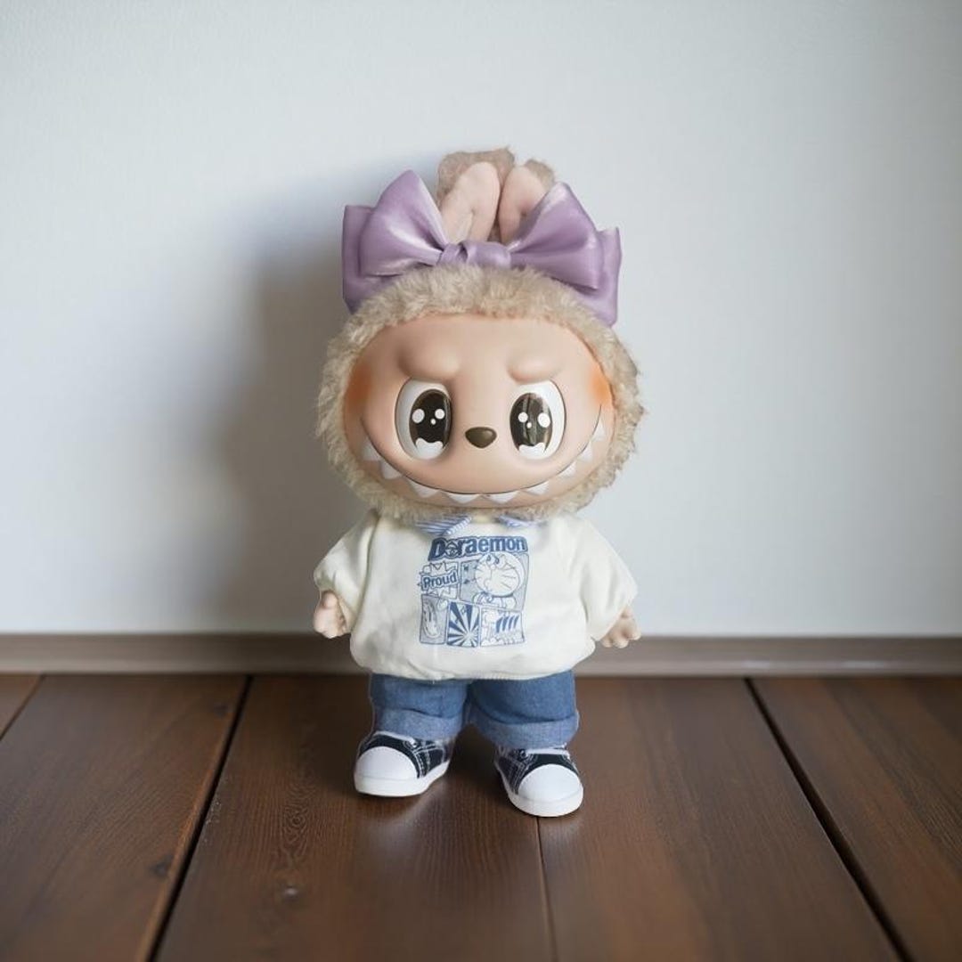 38cm Labubu Big Doll Bow Headband – Cute Bunny Ears Hair Accessory for ...