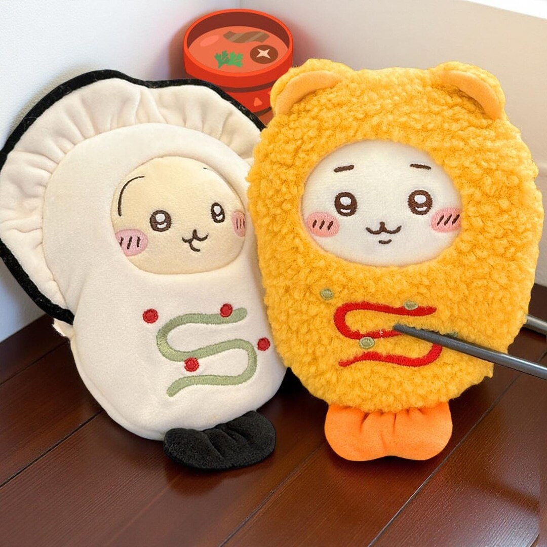 Chiikawa Midnight Diner Series – 10cm Mini Plush Doll Outfit | Handmade ...