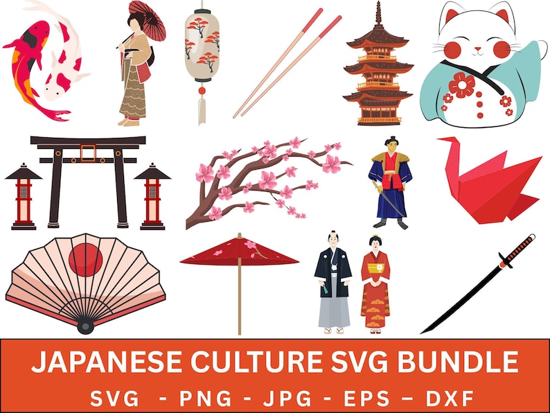 Japanese Culture Svg,japanese Design Svg,japanese Png,japan File for ...