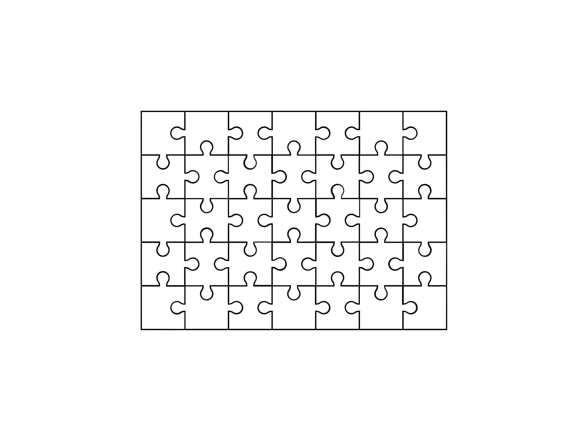 Puzzle Svg Bundle,jigsaw Puzzle Templates Bundle,laser Cut Jigsaw ...
