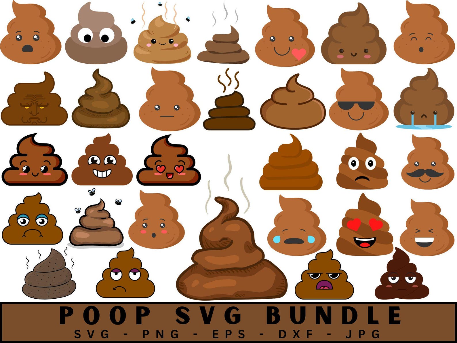 Poop Emoji Svg,emoji Svg,funny Poop Svg,cute Poop Svg,poop Emoji ...