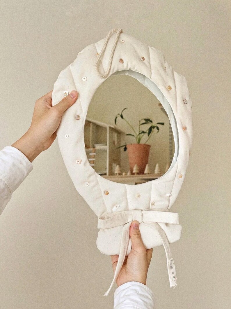 Shell Baby Mirror, Organic Wall Mirror, Handmade Aesthetic Mirror ...
