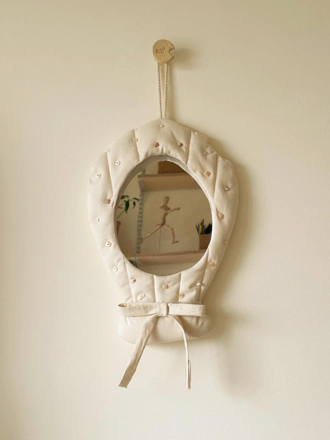 Shell Baby Mirror, Organic Wall Mirror, Handmade Aesthetic Mirror ...