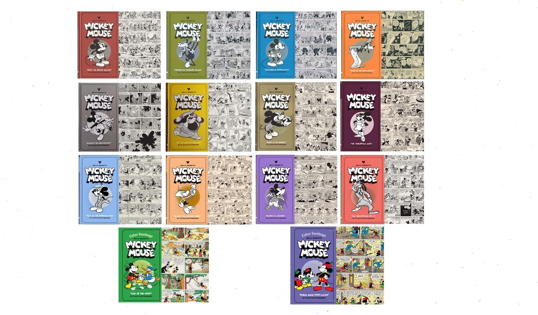 Floyd Gottfredson Mickey Mouse Volumes 1 14 - Etsy