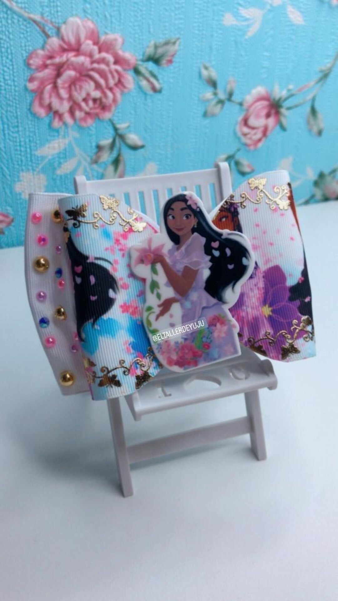 Lazo De Isabella Madrigal (encanto), Lazos De Princesas, Lazos Para ...