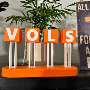 Tennessee Volunteers "vols" Letters - Iconic Stadium Replica - ***100% ...