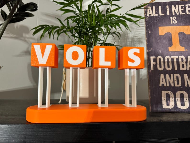 Tennessee Volunteers "vols" Letters - Iconic Stadium Replica - ***100% ...