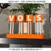 Tennessee Volunteers "vols" Letters - Iconic Stadium Replica - ***100% ...