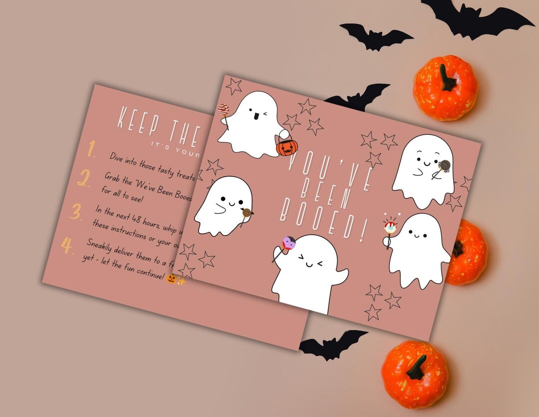 Boo Basket | Halloween Boo Basket Tag, Boo Buddies - Instant Download, Youve Been Booed, Boo ...