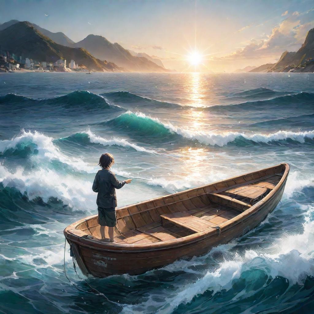 Anime Boat Fishing Scenes 32 PNG Printable Digital Design Bundle Custom ...