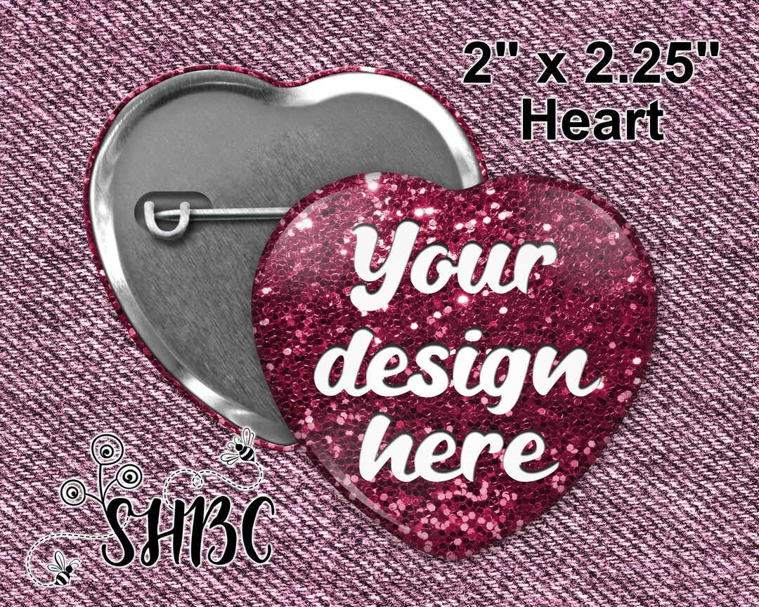 10 or 25 Custom Button, 2.25" Pin Badge, Pin Back Button, Custom Party ...