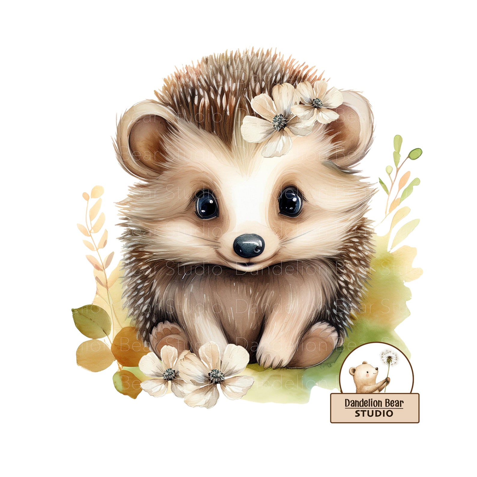 Watercolour Woodland Baby Animal Clipart | Cute Boho Forest Animals ...