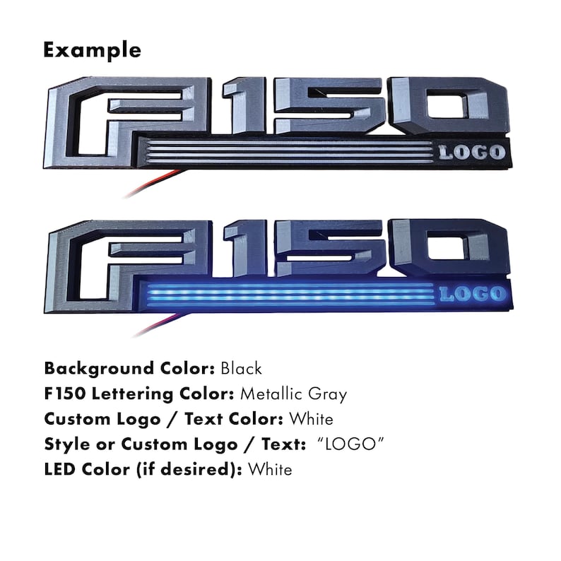 2015-2020 F150 Custom Badge 13th Gen LED Personalized Emblem - Etsy