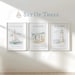 Coastal Wall Art Set of 3 Prints Nancy Meyers Style East Coast Decor ...