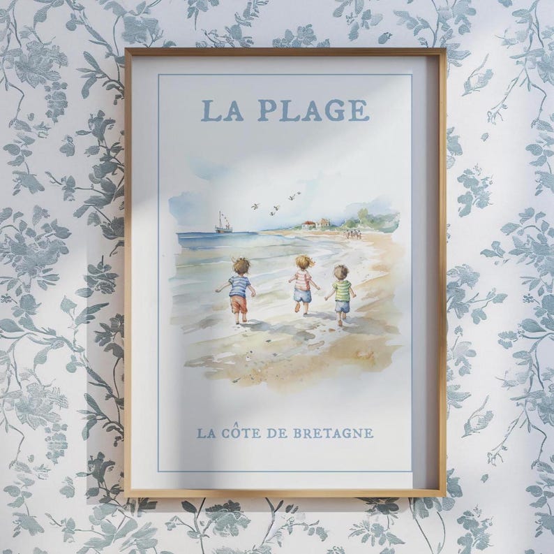 Coastal Wall Art Set of 3 Prints Nancy Meyers Style East Coast Decor ...