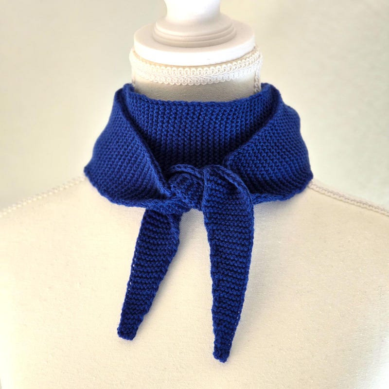 Cobalt Blue Scarf - Etsy