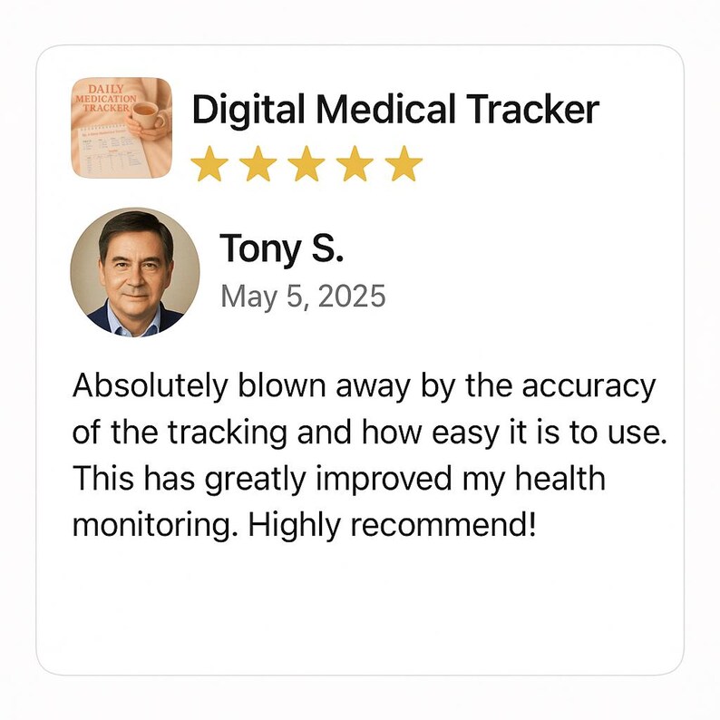 4-week Digital Medication Tracker: Printable Health Journal for ...