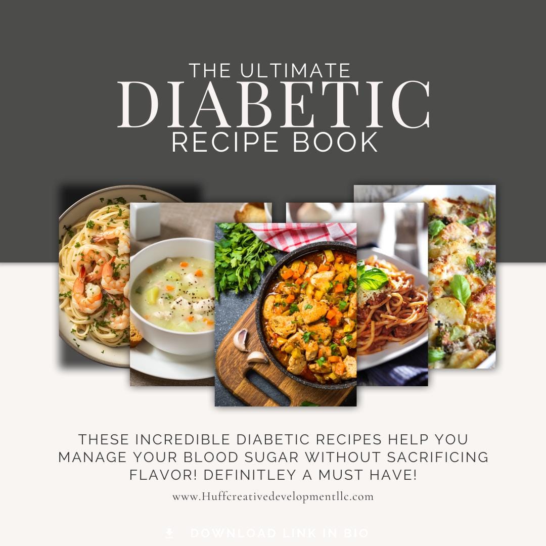 Diabetic Recipe Cookbook - Etsy