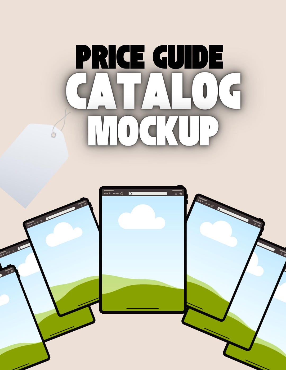 93 Page Pricing & Catalog Mockup - Etsy