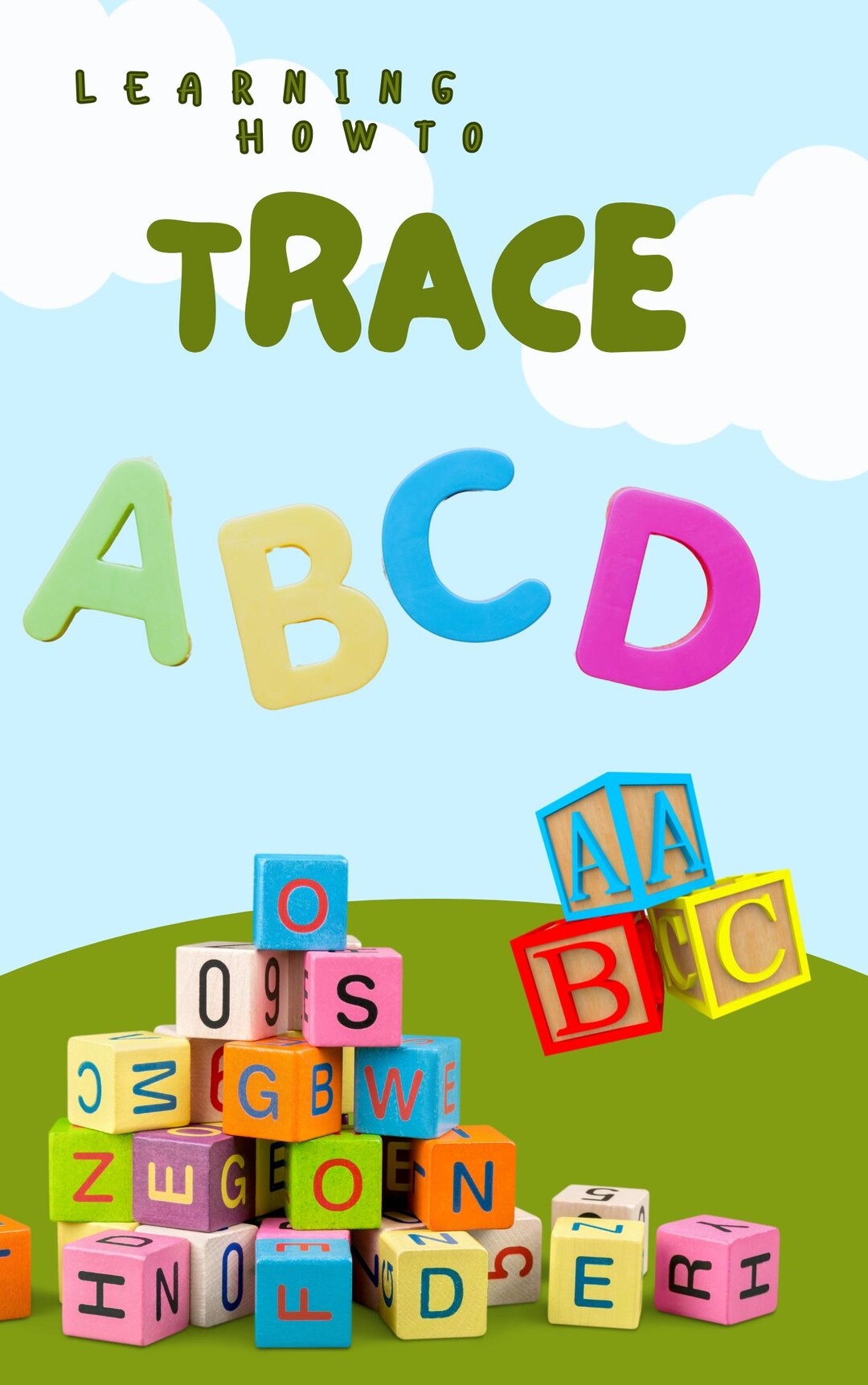 Let's Learn Our Letters Trace With Me Practice Worksheets - Etsy