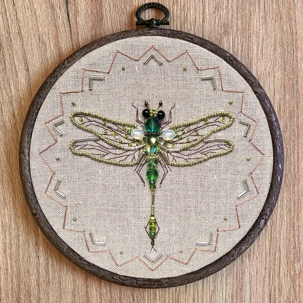 Dragonfly Embroidery Kit - Etsy