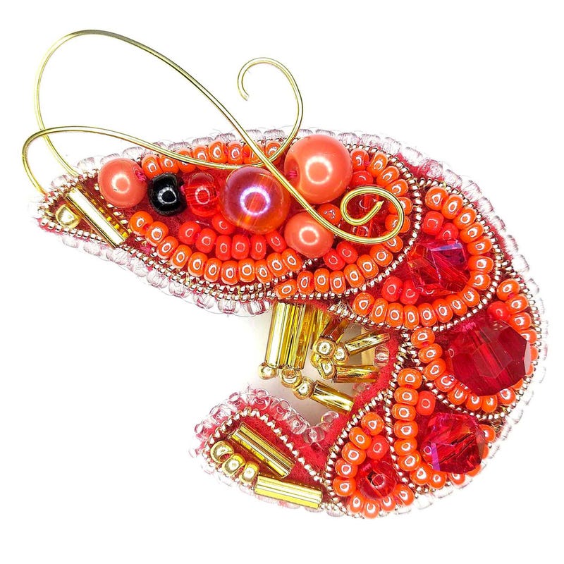 Beaded Brooch - Etsy